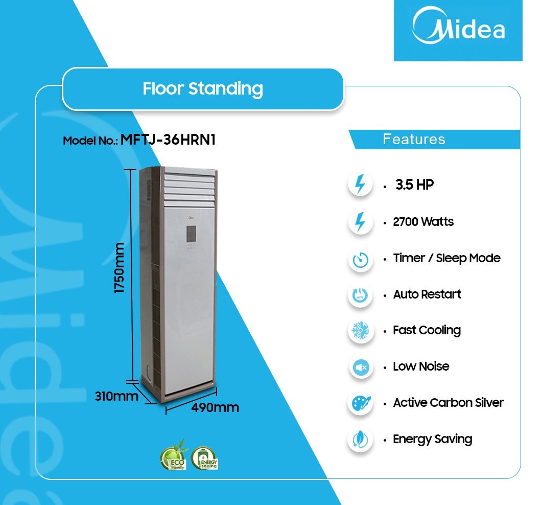 MIDEA 3.5HP FLOOR STANDING AIR CONDITIONER - Emms Gift